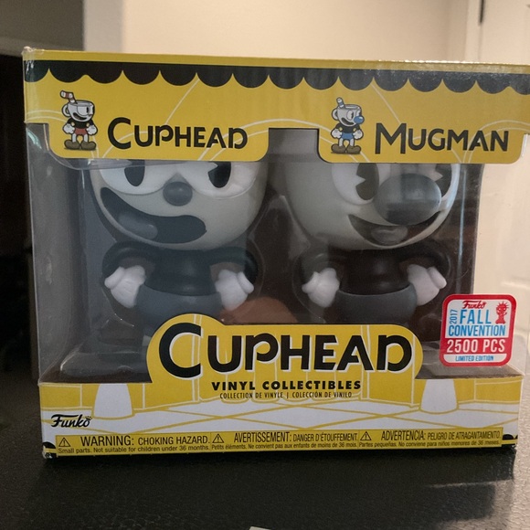 Funko | Toys | Funko Cuphead And Mugman Vinyl Collectibles Black And ...
